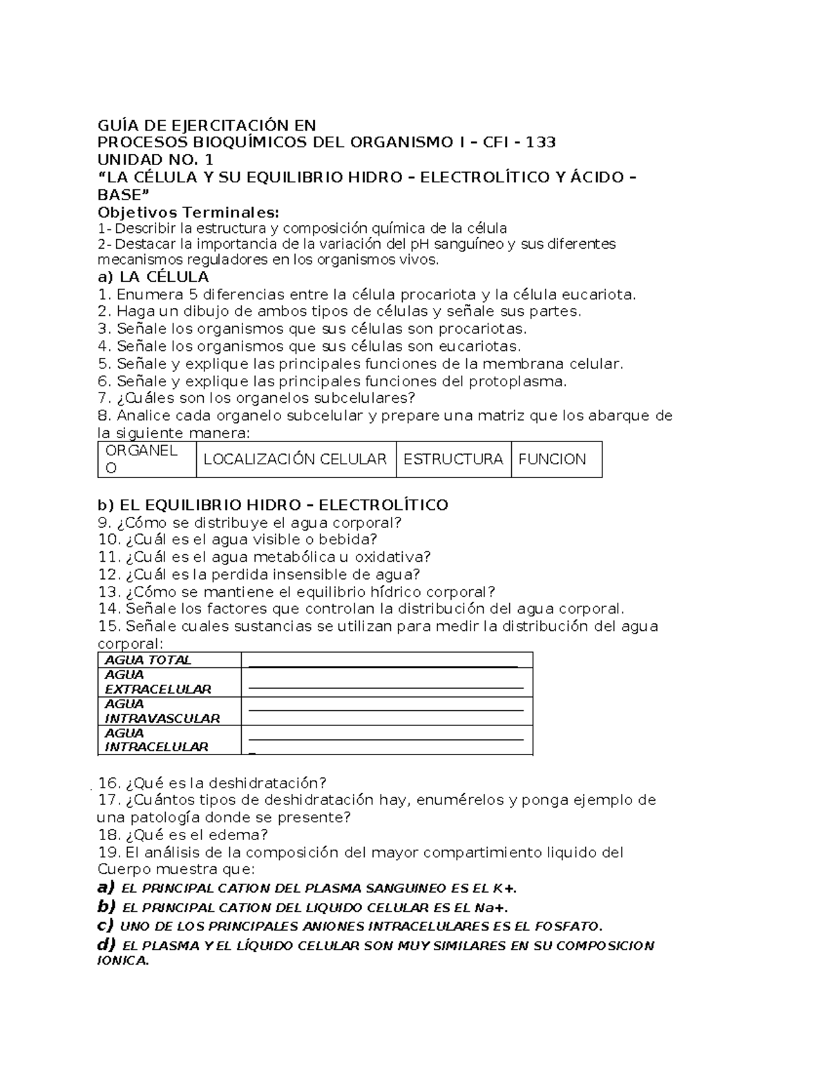 Guia PBOI - muy bueno - GUÍA DE EJERCITACIÓN EN PROCESOS BIOQUÍMICOS ...