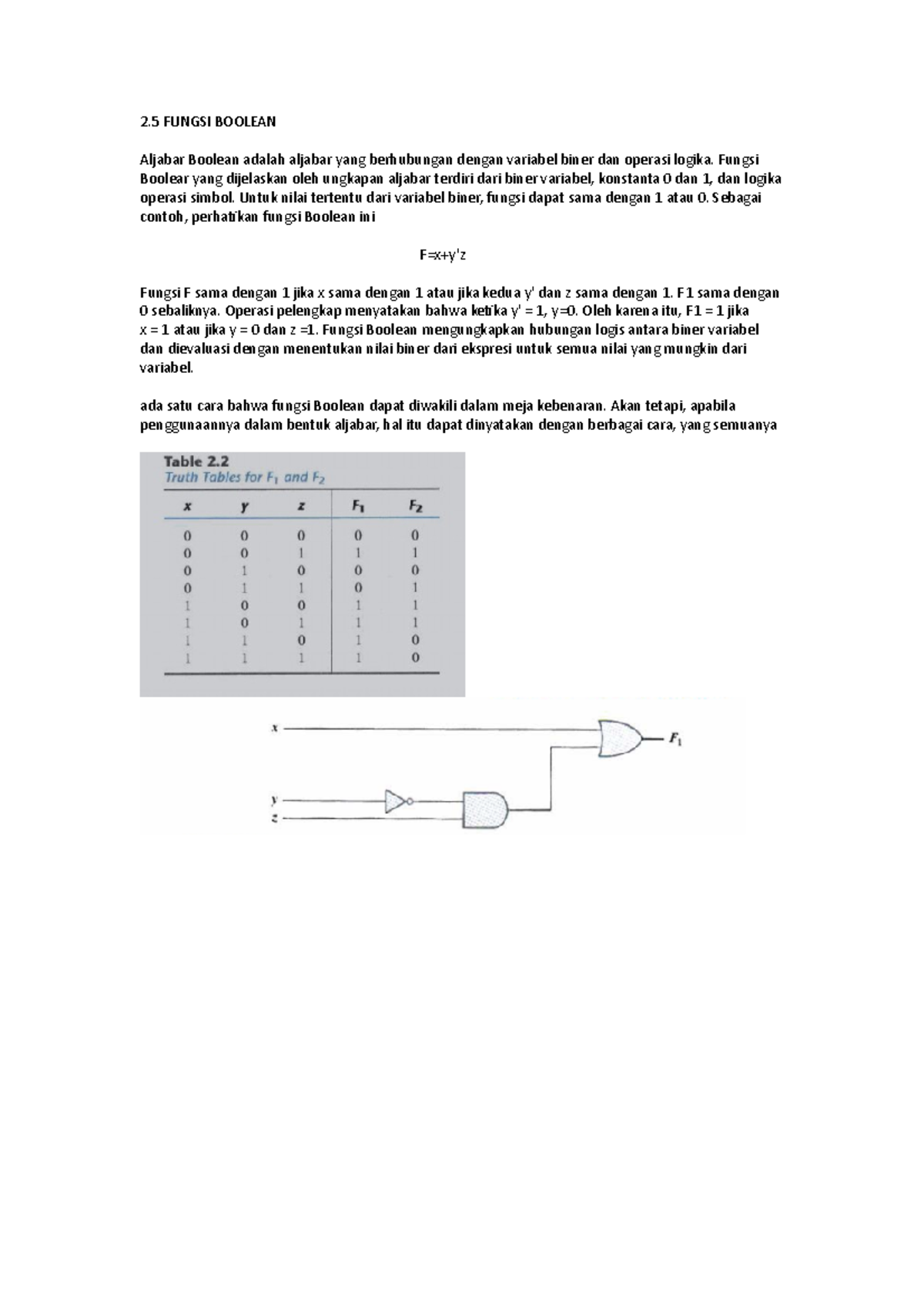 Boolean Function Unp 2 Fungsi Boolean Aljabar Boolean Adalah