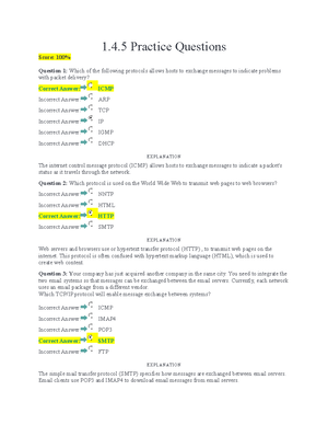 IT-212 TestOut LabSim 2.3.4 Practice Questions - 2.3 Practice Questions ...