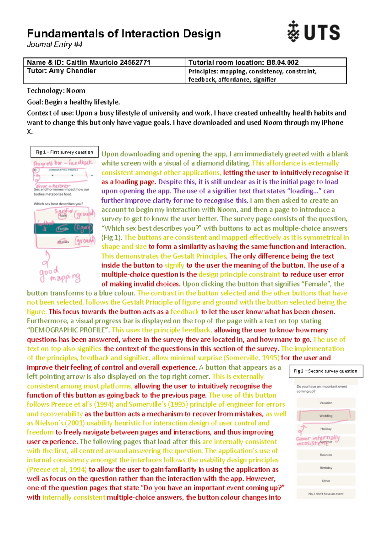 Caitlin Mauricio Entry#4 - Fundamentals of Interaction Design Journal ...