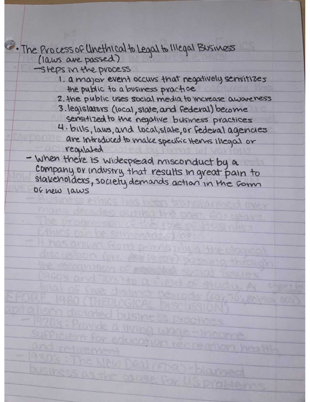 Business Ethics Class Notes - MGT 3230 - Studocu