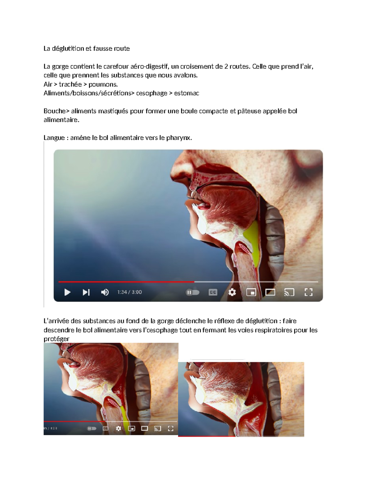 La déglutition et fausse route - La déglutition et fausse route La ...