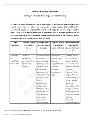 DLL SCIENCE 8 QUARTER 1 WEEK 4 - DAILY LESSON LOG SCHOOL PEDRO ‘OLOY’ N ...