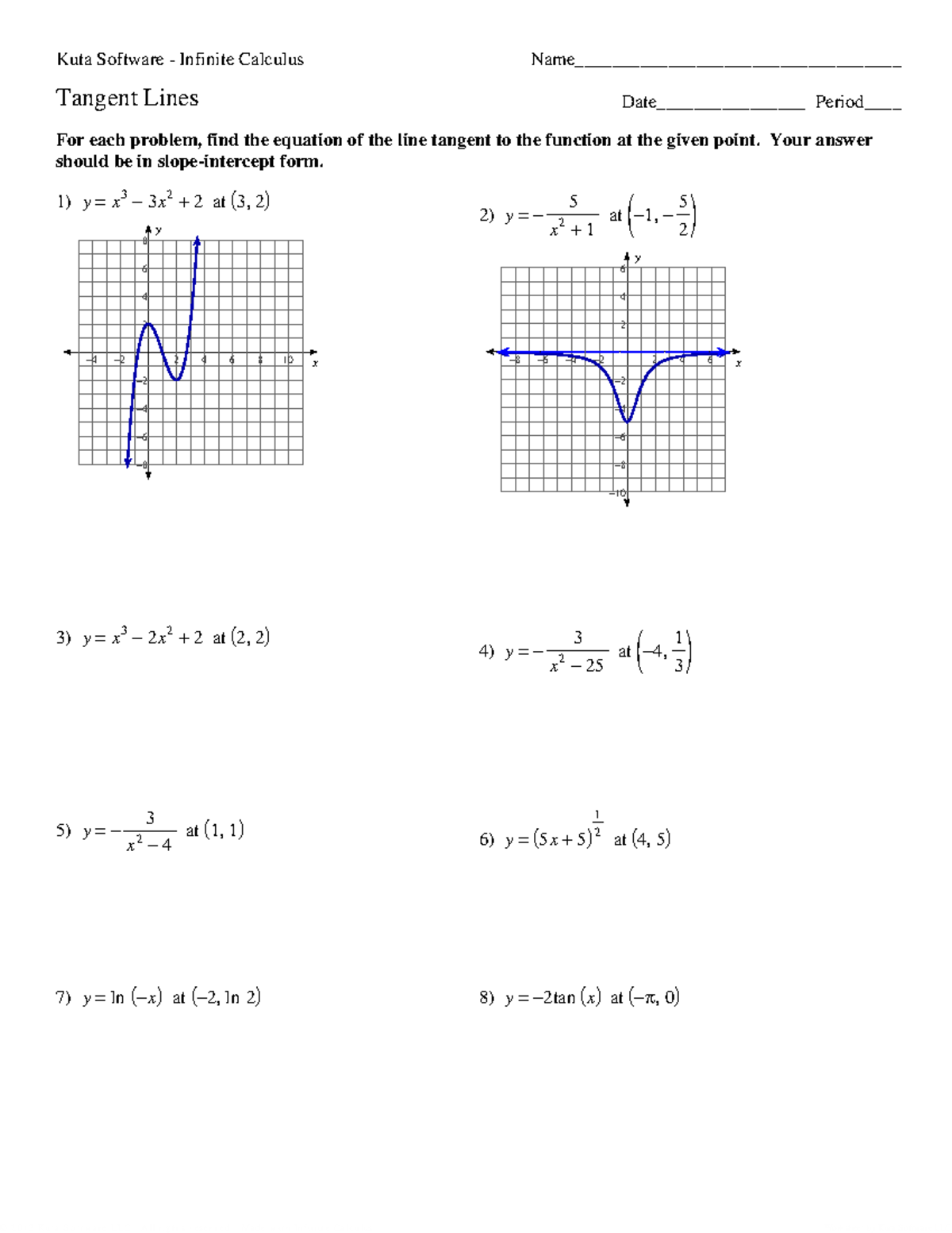 04 - Tangent Lines - Math - ©u S 2 T 091 g 3 B kKxu 7 teaH BSKoUf 9 tMw ...