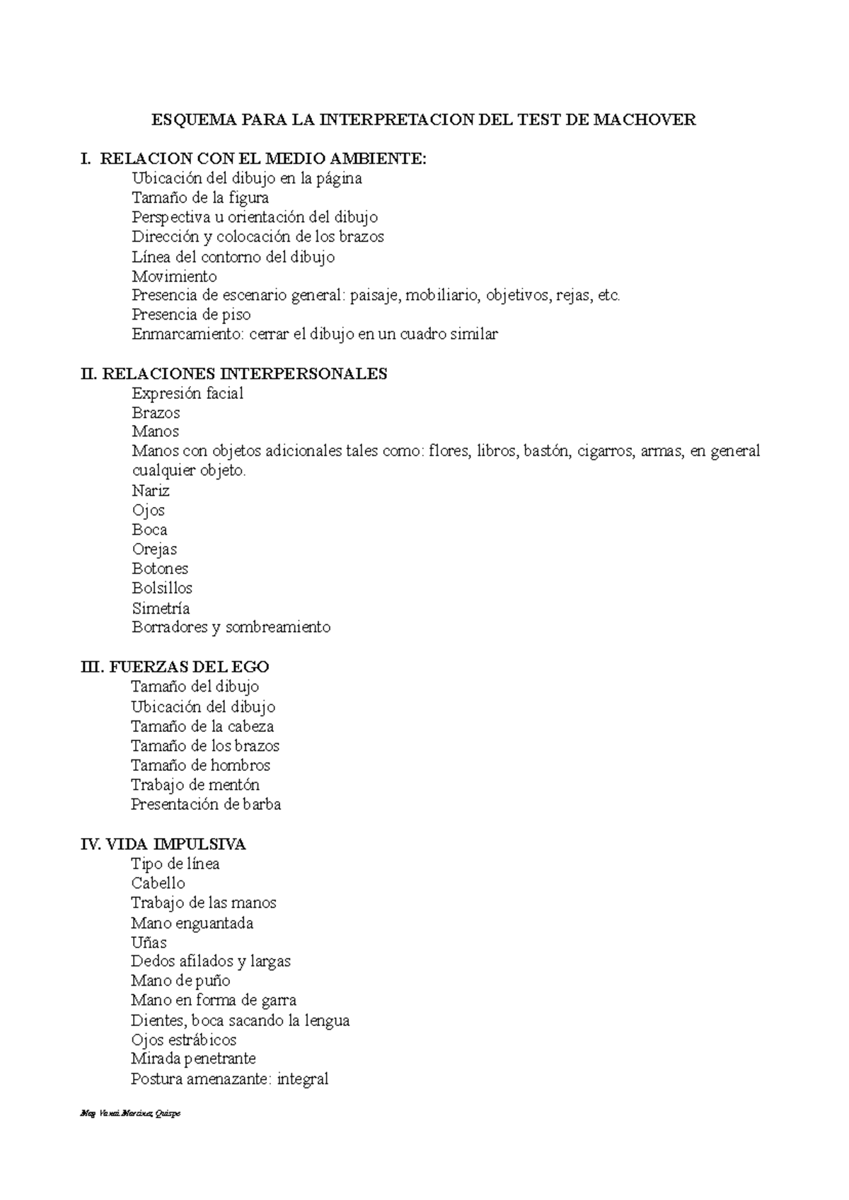 S03 Material - Esquema de areas Test de Machover (3) - ESQUEMA PARA LA ...