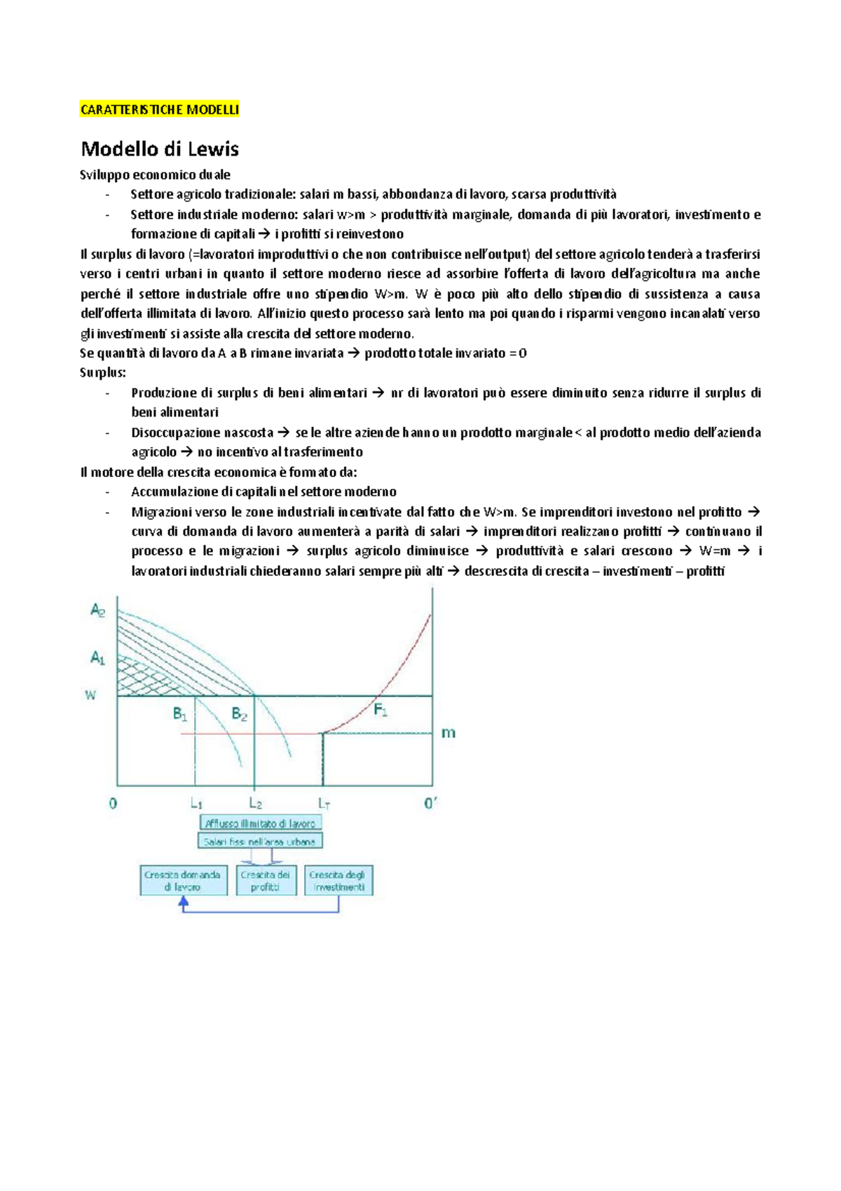 Domande e risposte esame Pomini - CARATTERISTICHE MODELLI Modello di ...