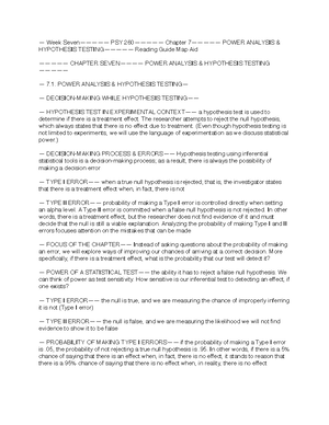 [Solved] Select the statement that correctly describes a Type I error A ...