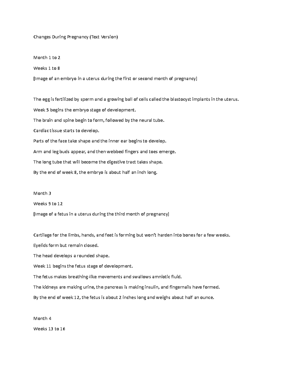 Changes-During-Pregnancy - Changes During Pregnancy (Text Version ...