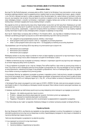 Aralin 2 - Paglalagom - ARALIN 2: PAGSULAT NG IBA’T IBANG URI NG PAGLAGOM Ang lagom ay ang - Studocu