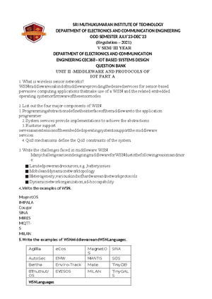 CEC368 IOT Based Systems Design - CEC368 IOT BASED SYSTEMS DESIGN – PRACTICAL ARDUINO ...
