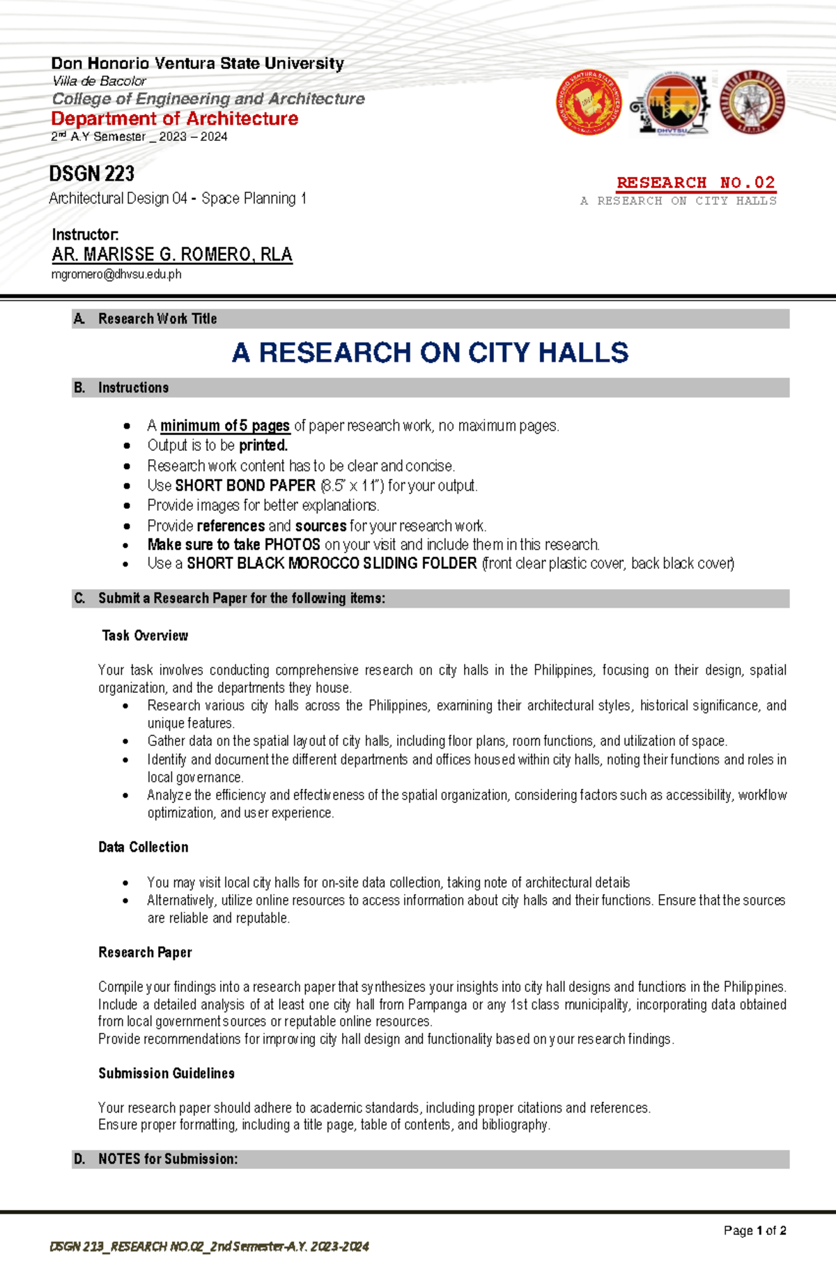 DSGN 223 Research NO - yes - Page 1 of 2 DSGN 213 _RESEARCH NO. 02 _ 2 ...