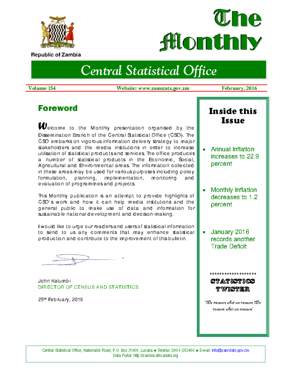 Vol 154 2016 The Monthly February - ####### Volume 154 Website ...