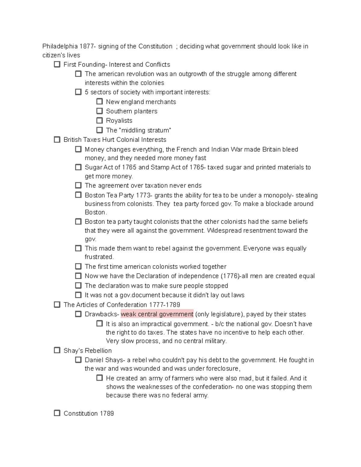 Stu Docu - Bankert - Philadelphia 1877- signing of the Constitution ...