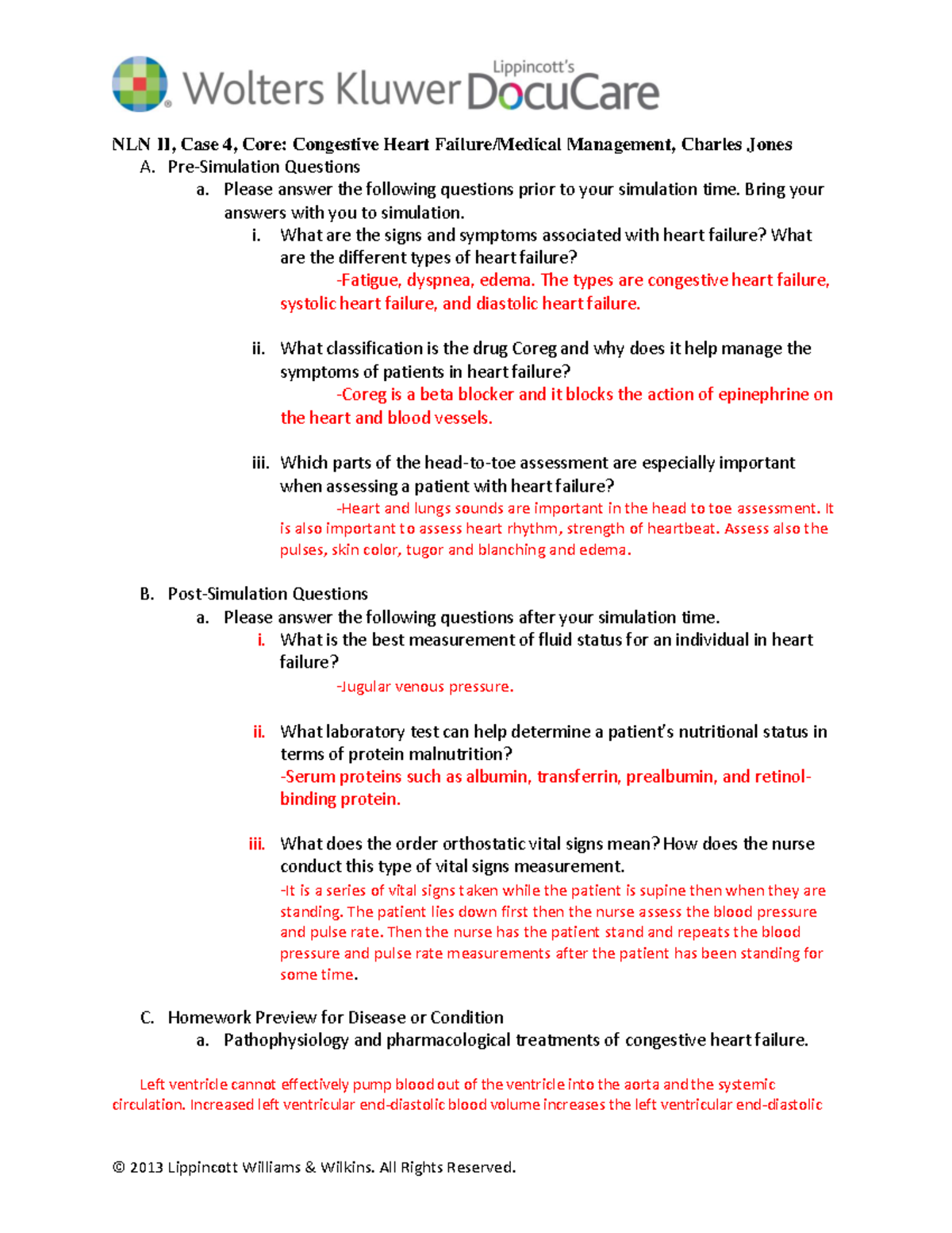 Pre sim - presim. - © 2013 Lippincott Williams & Wilkins. All Rights ...