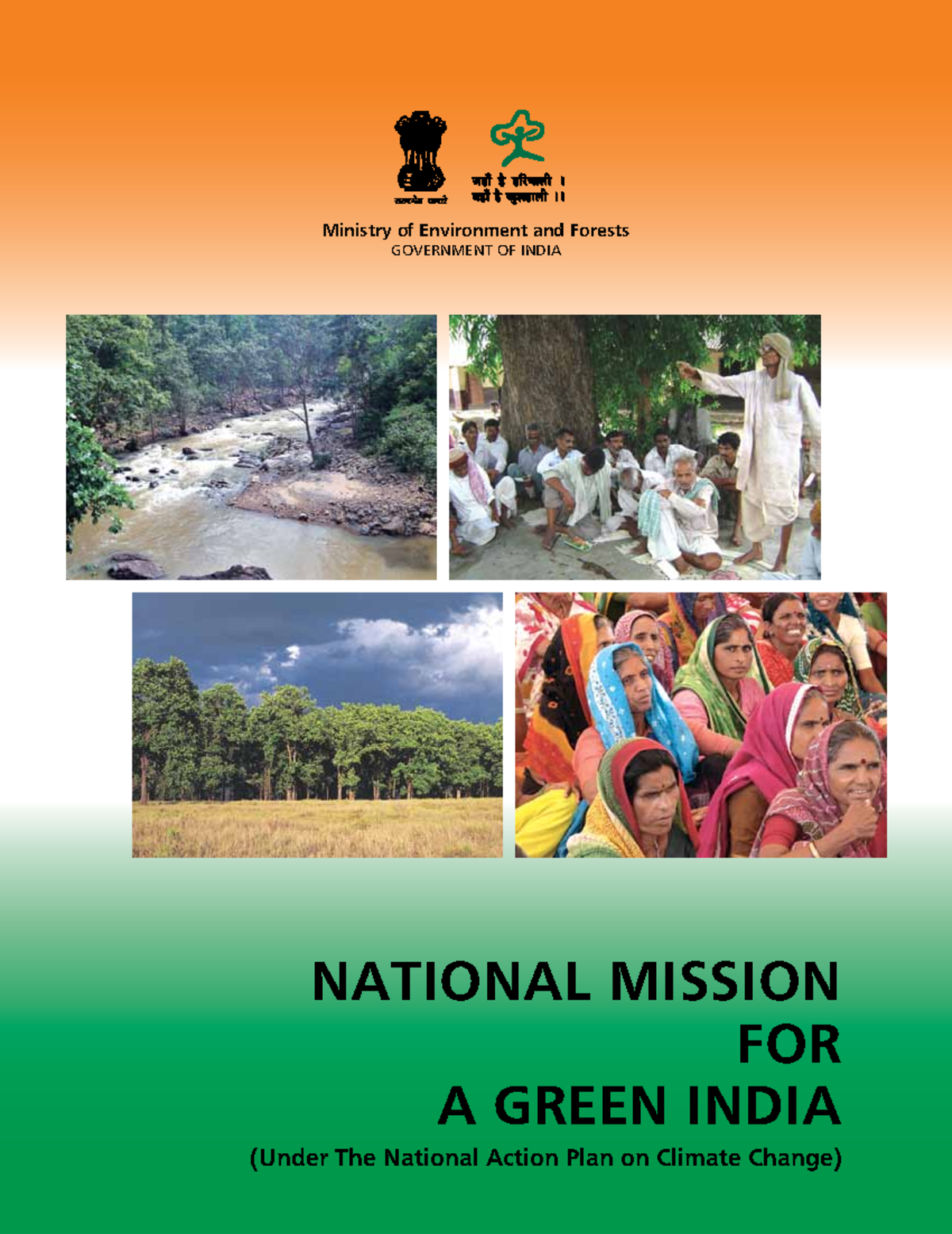 GIM Mission-Document-1 - NATIONAL MISSION FOR A GREEN INDIA (Under The ...