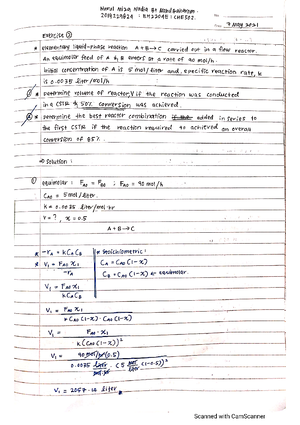 CHE504 Lab 1 Shell and Tube Heat Exchanger - Lab 1 – Shell and Tube ...