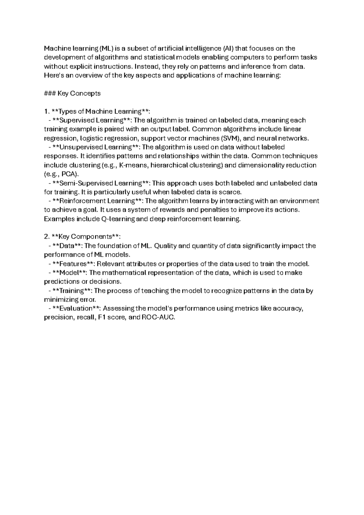 Machine Learning Definitions and clear boundaries - Machine learning (ML) is a subset of ...