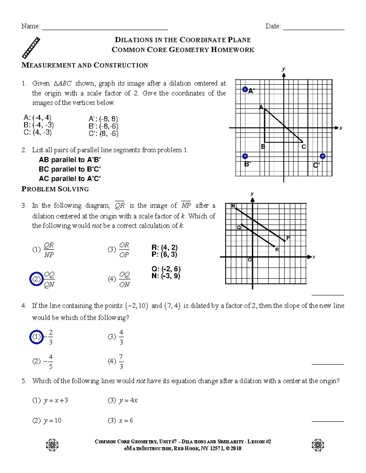 EMath Instruction 2-10-11 - Name: ___________________________________ Date ...