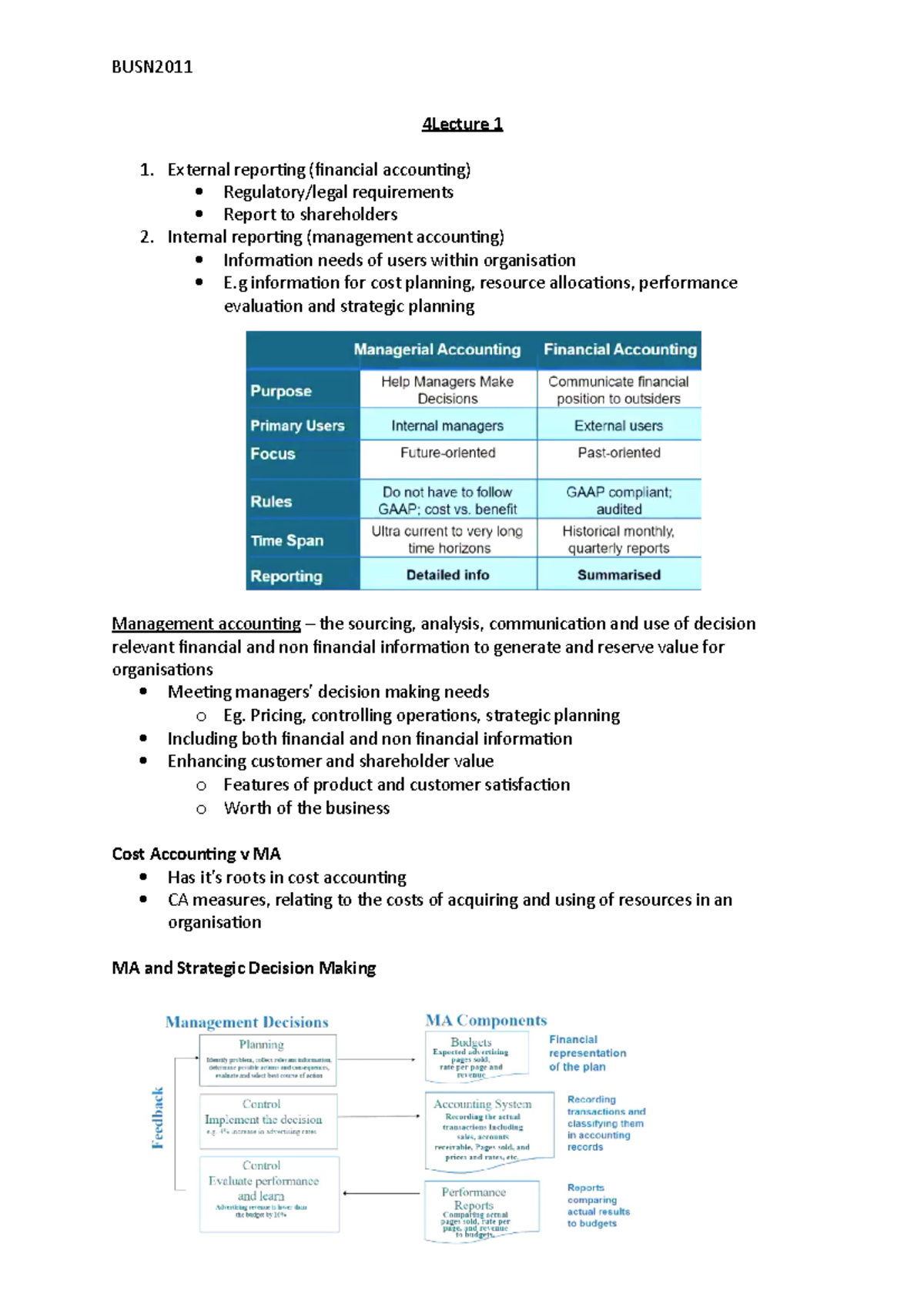 Lecture 1 - 4Lecture 1 External reporting (financial accounting ...