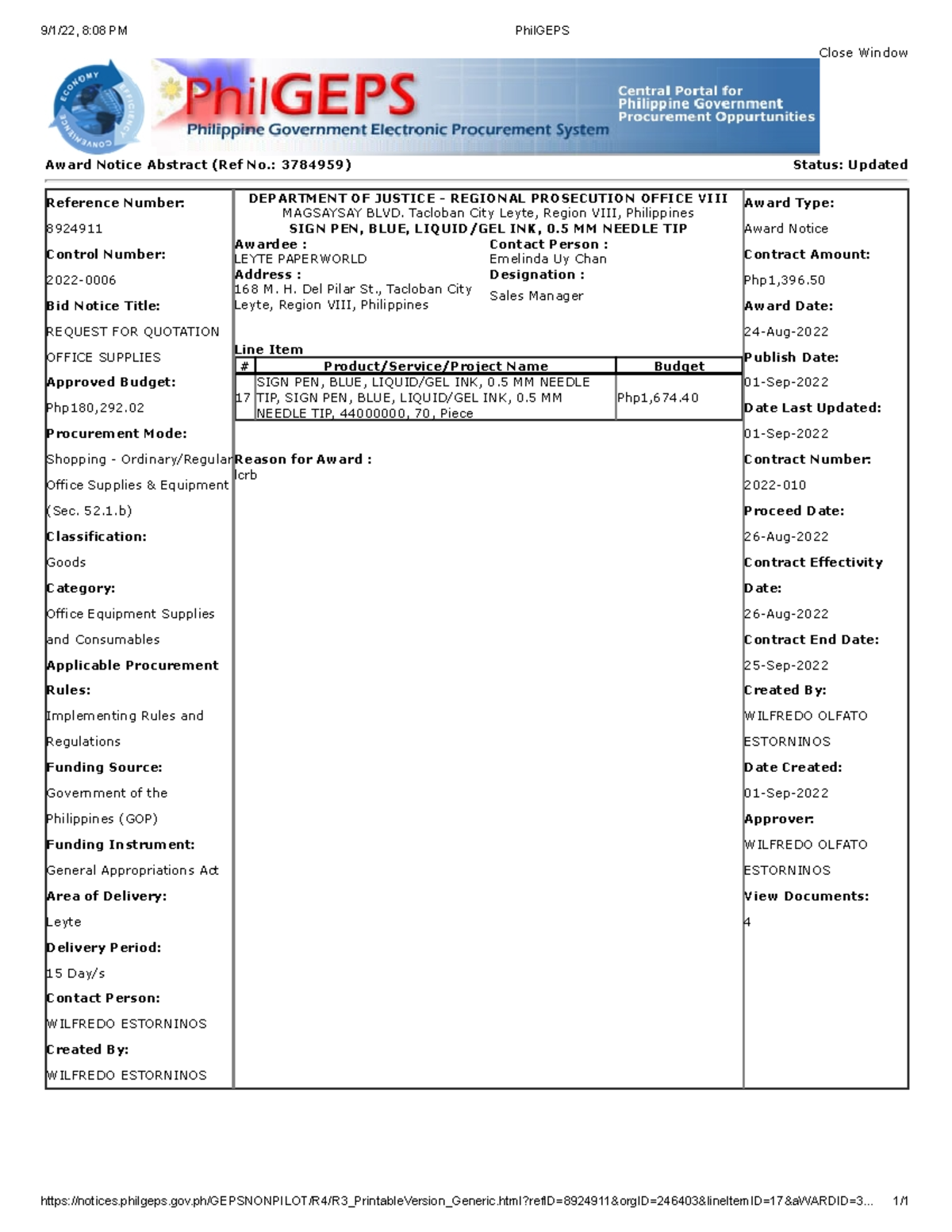Phil GEPS 27 - Notes notes notes - 9/1/22, 8:08 PM PhilGEPS - Studocu