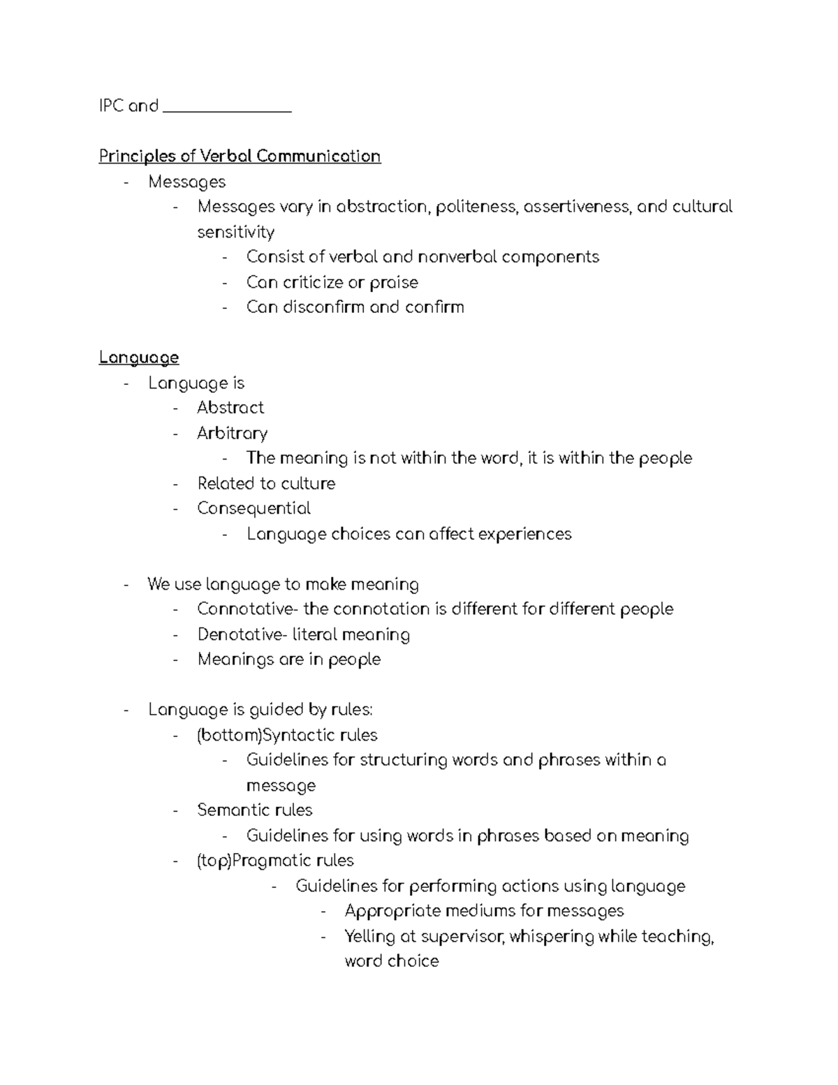 Section 2 - Lecture notes 14-15 - IPC and Principles of Verbal ...