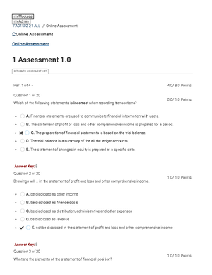Assessment 4 Attempt review - Started on Saturday, 14 May 2022, 7:52 PM ...
