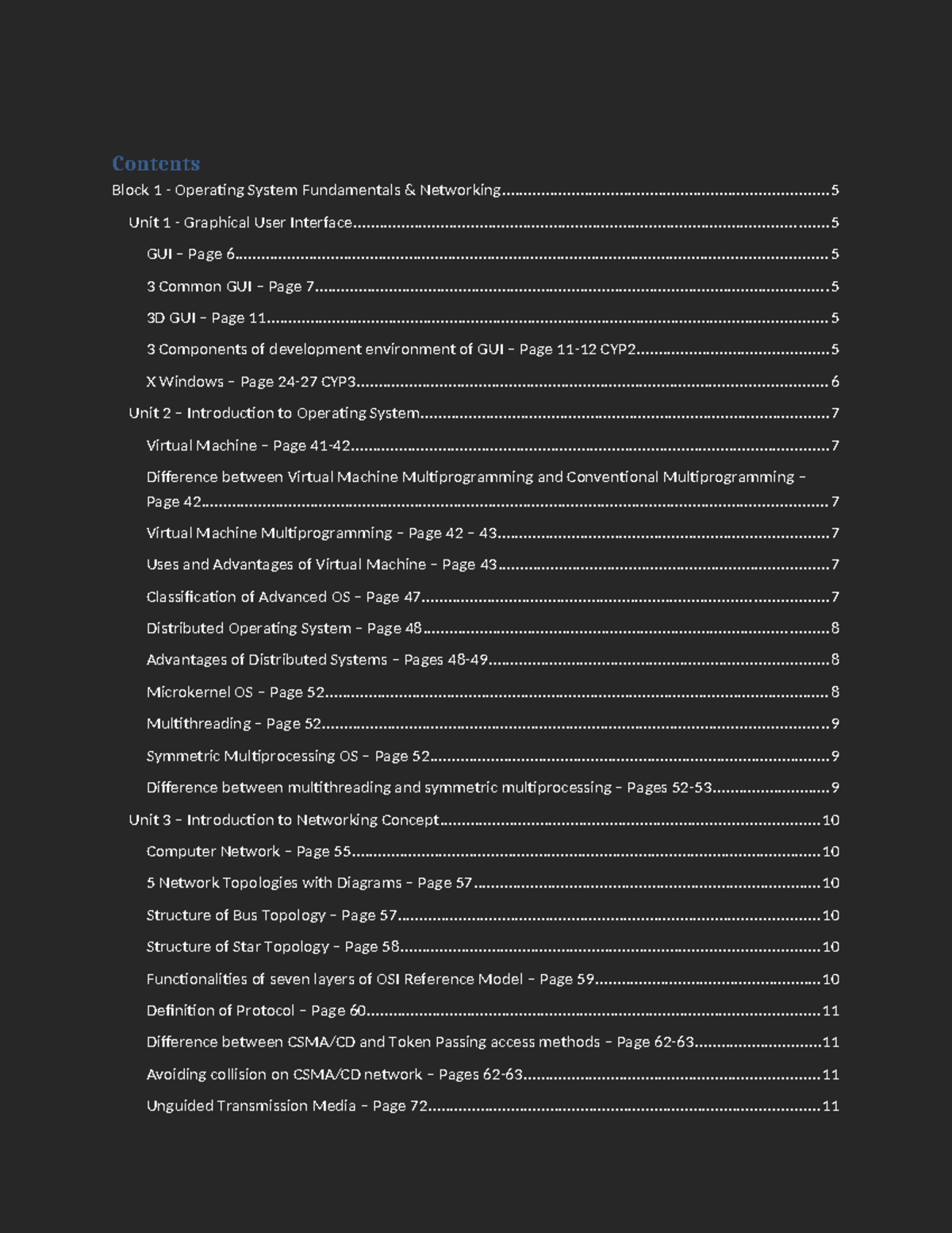 MCS 022 Operating Systems & Networking Management Study Notes ...
