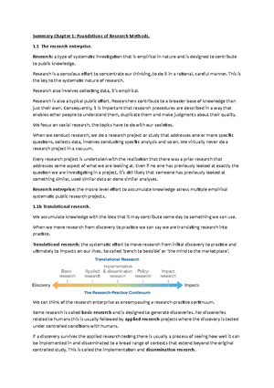 Summary Chapter 4 - Research Methods: The Essential Knowledge Base ...