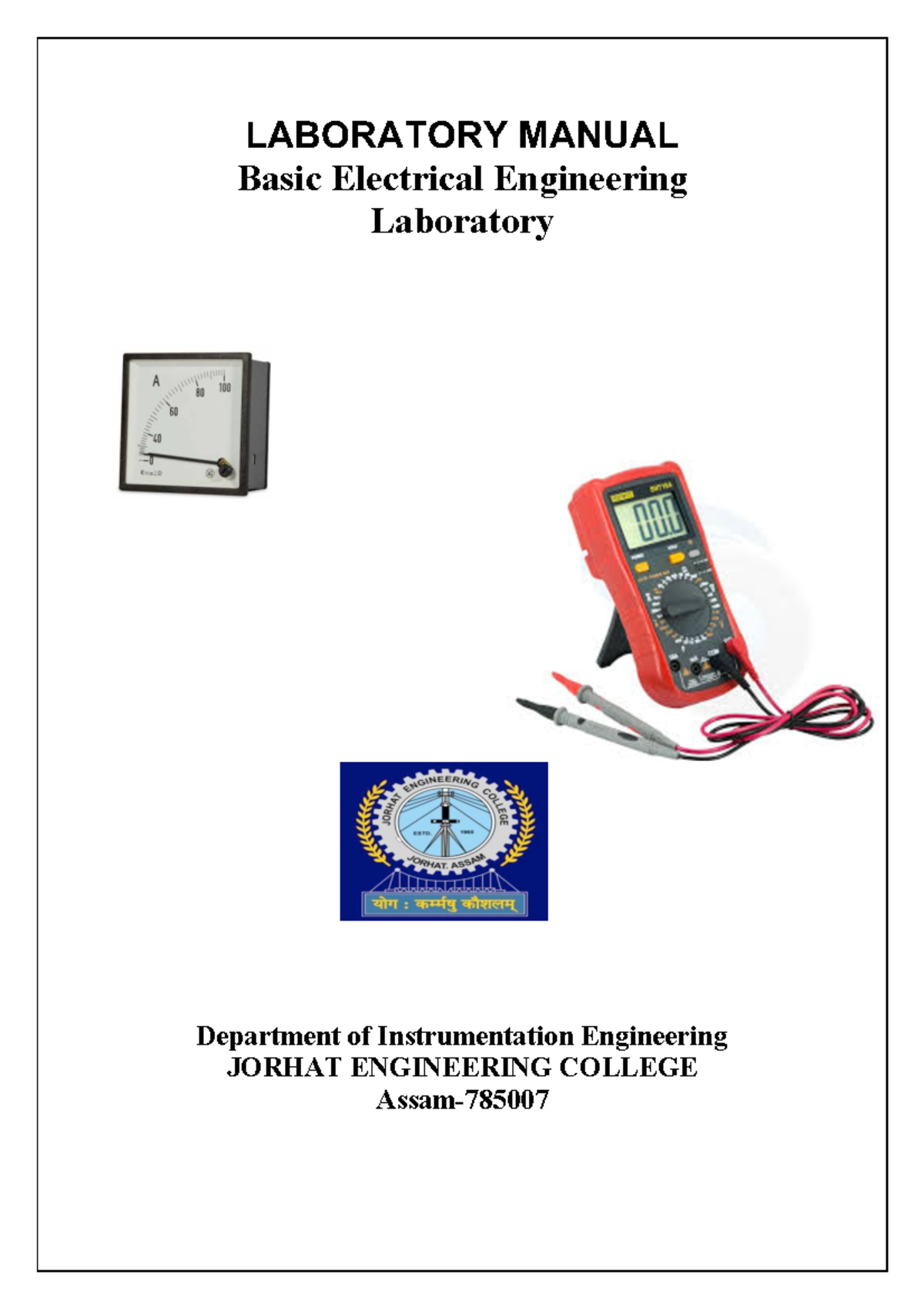 1Basic-Electrical-Engineering-lab - LABORATORY MANUAL Basic Electrical Engineering Laboratory ...