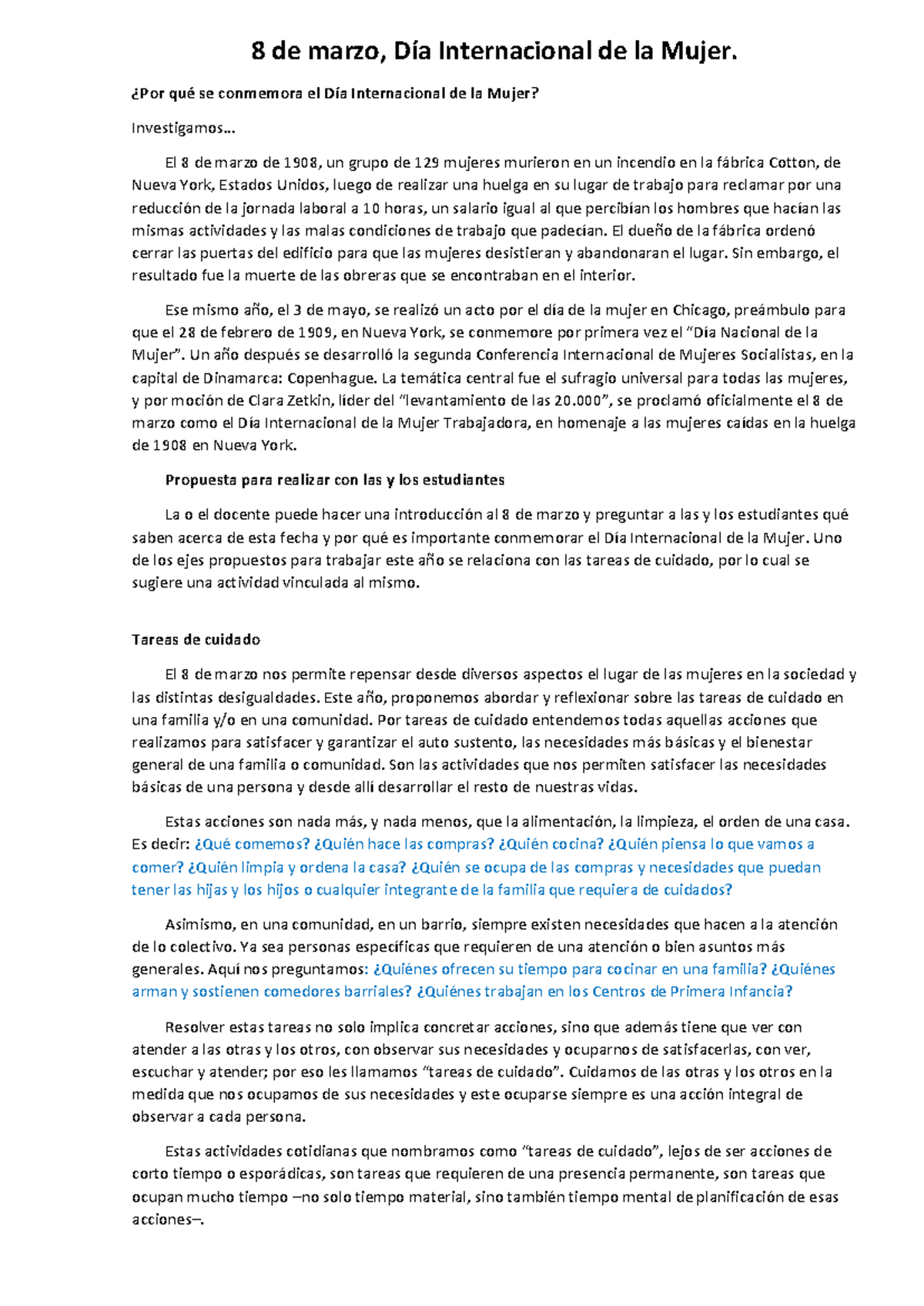 8 de marzo - Dia de la mujer - 8 de marzo, Día Internacional de la ...