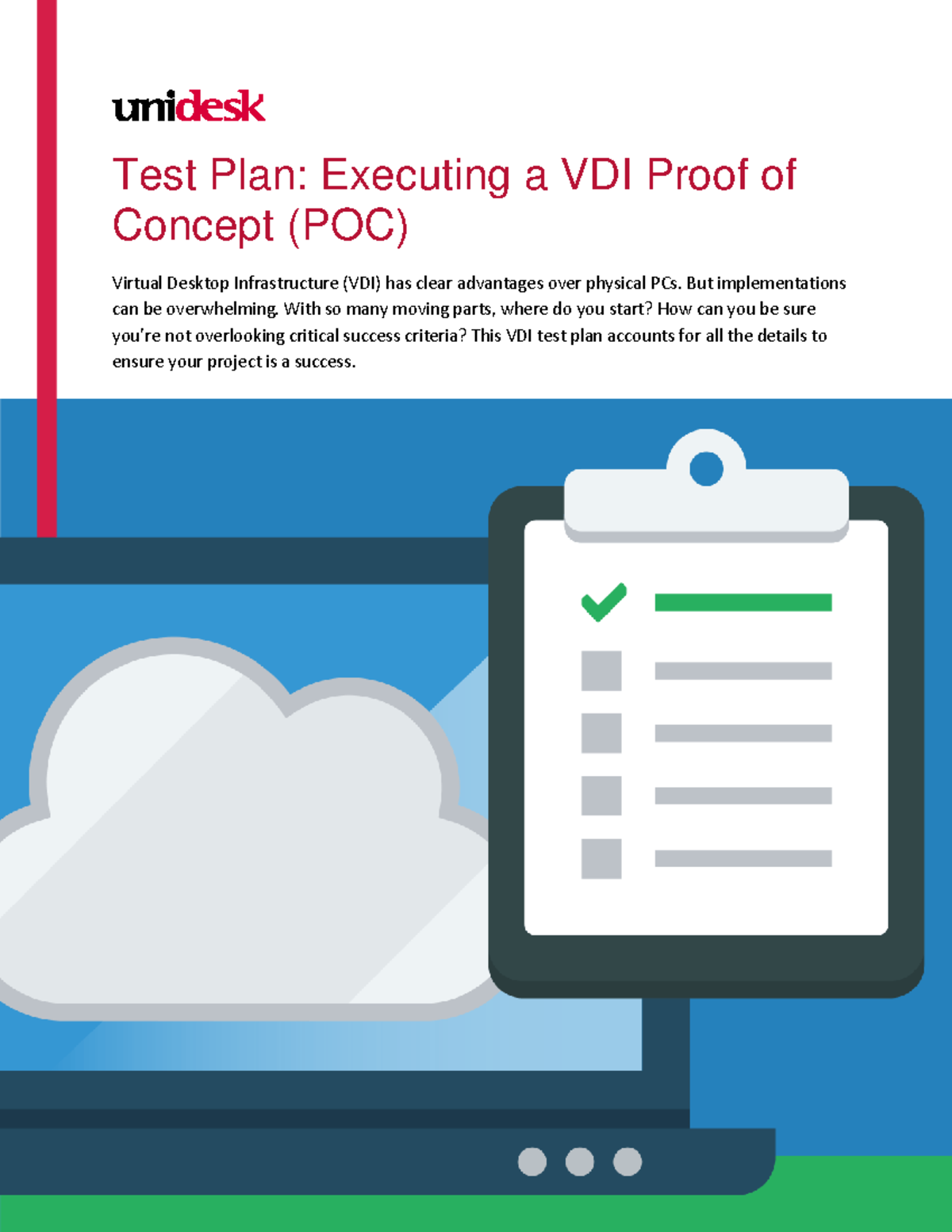 Unidesk VDI-Proof-of-Concept-Test-Plan e Book - Test Plan: Executing a ...