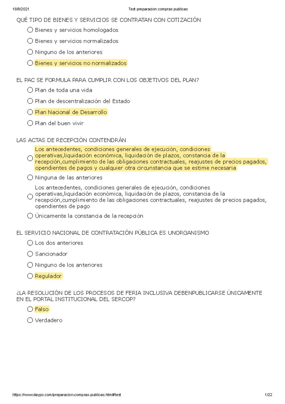 Test preparacion compras publicas - QUÉ TIPO DE BIENES Y SERVICIOS SE ...