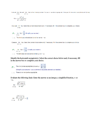 Section 6.1 Sample Questions with Answer Key - 1 Section 6: Velocity ...