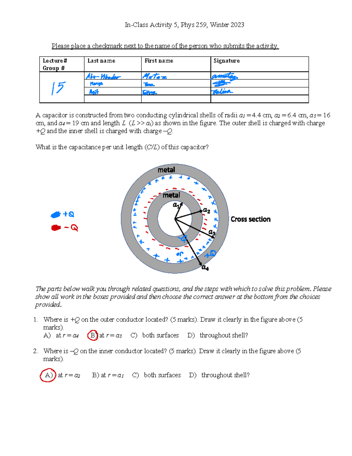 Activity 5 v2 (1) - iafjsigosvosdjvsdjvosk - In-Class Activity 5, Phys ...