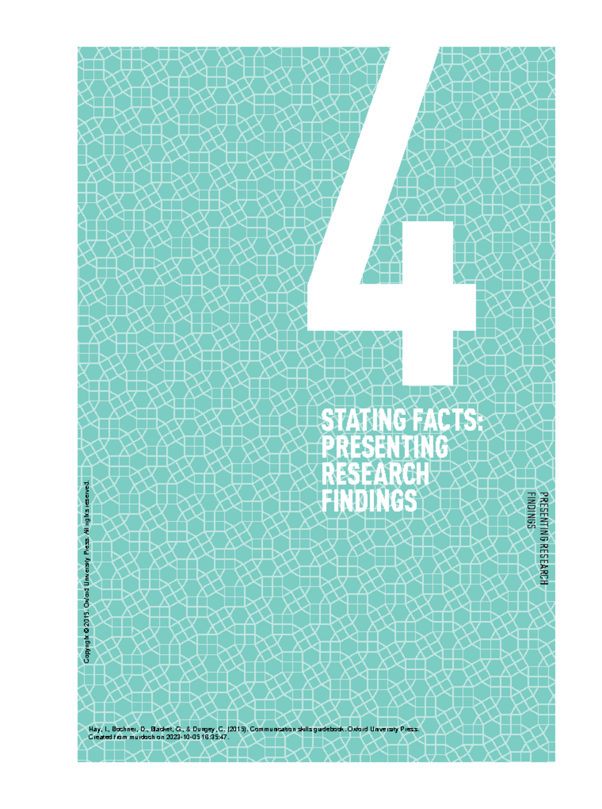 Communication Skills Guidebook - (Chapter 4 Stating Facts Presenting ...