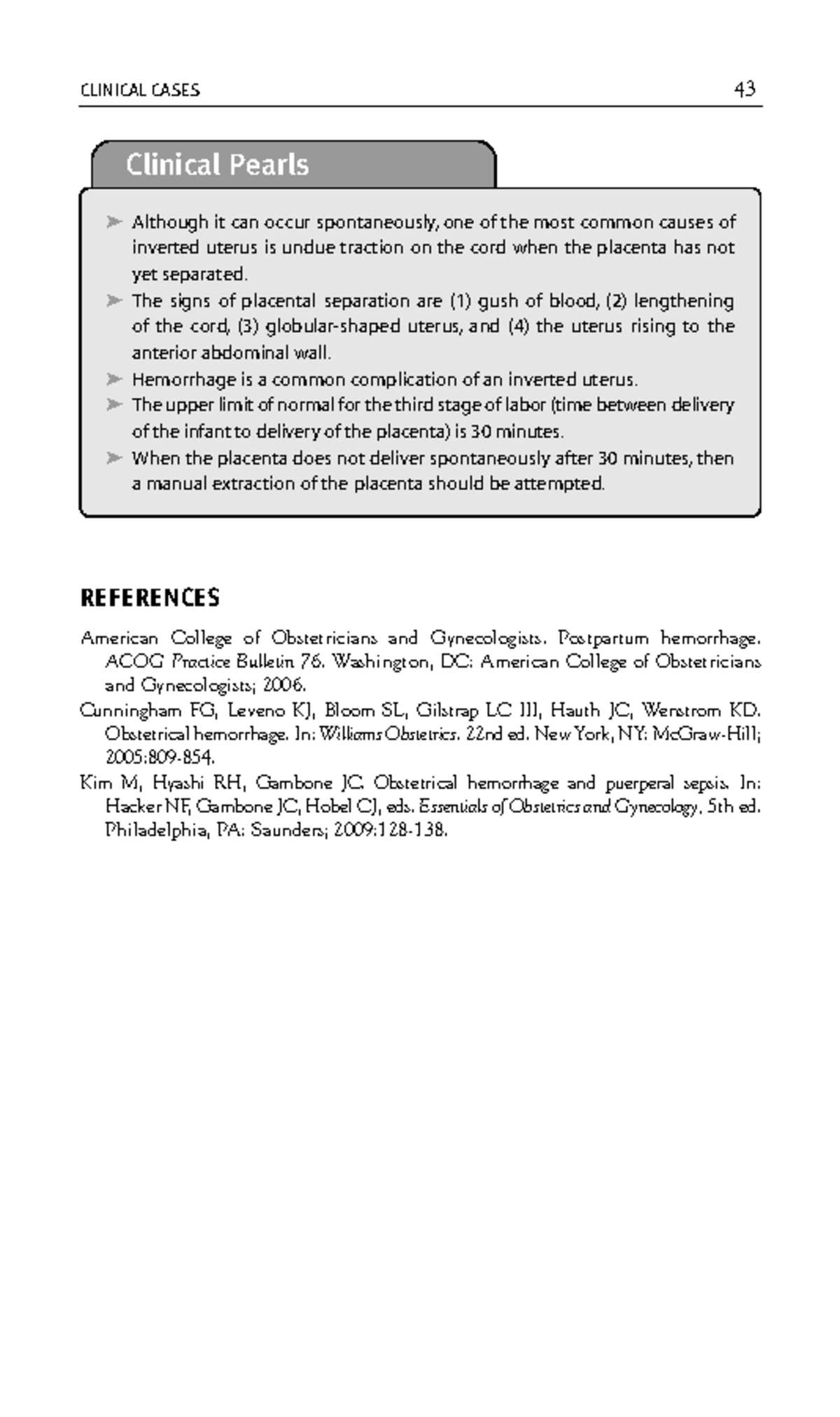 Case Files Obstetrics Gynecology Lecture Notesed 54387147 10 Clinical Cases 43 References