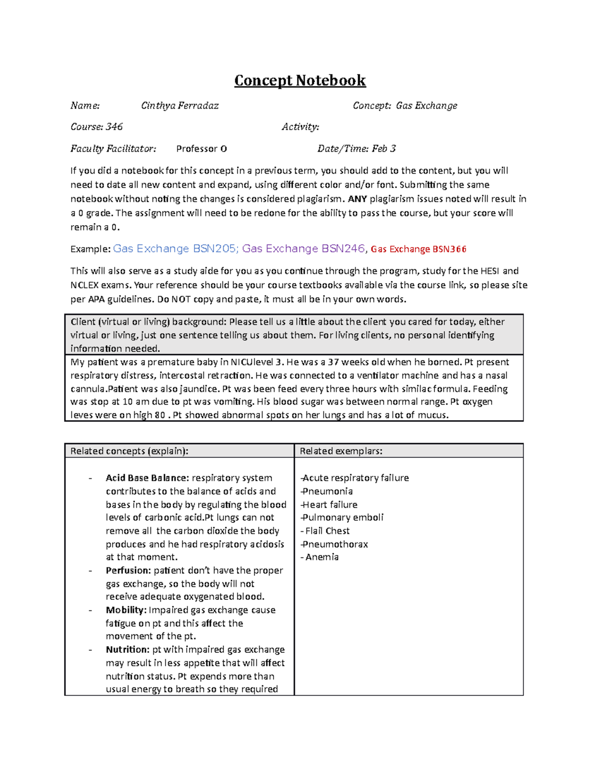 Concept Notebook 2021 DFC#3. gas exchange - Concept Notebook Name ...