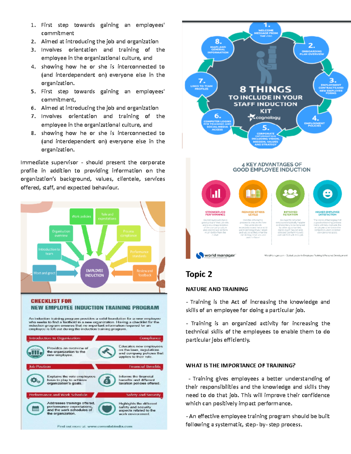 Training-and-Development-Quiz-Reviewer - 1. First step towards gaining ...
