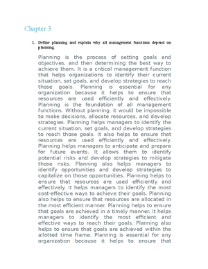 Chapter 6 - Learning Objectives - Supervision - Learning Objectives Chapter 6 Define ...