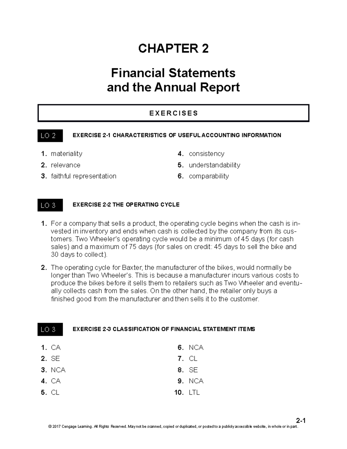 Chapter 2- Suggested Problems- Solutions - CHAPTER 2 Financial ...