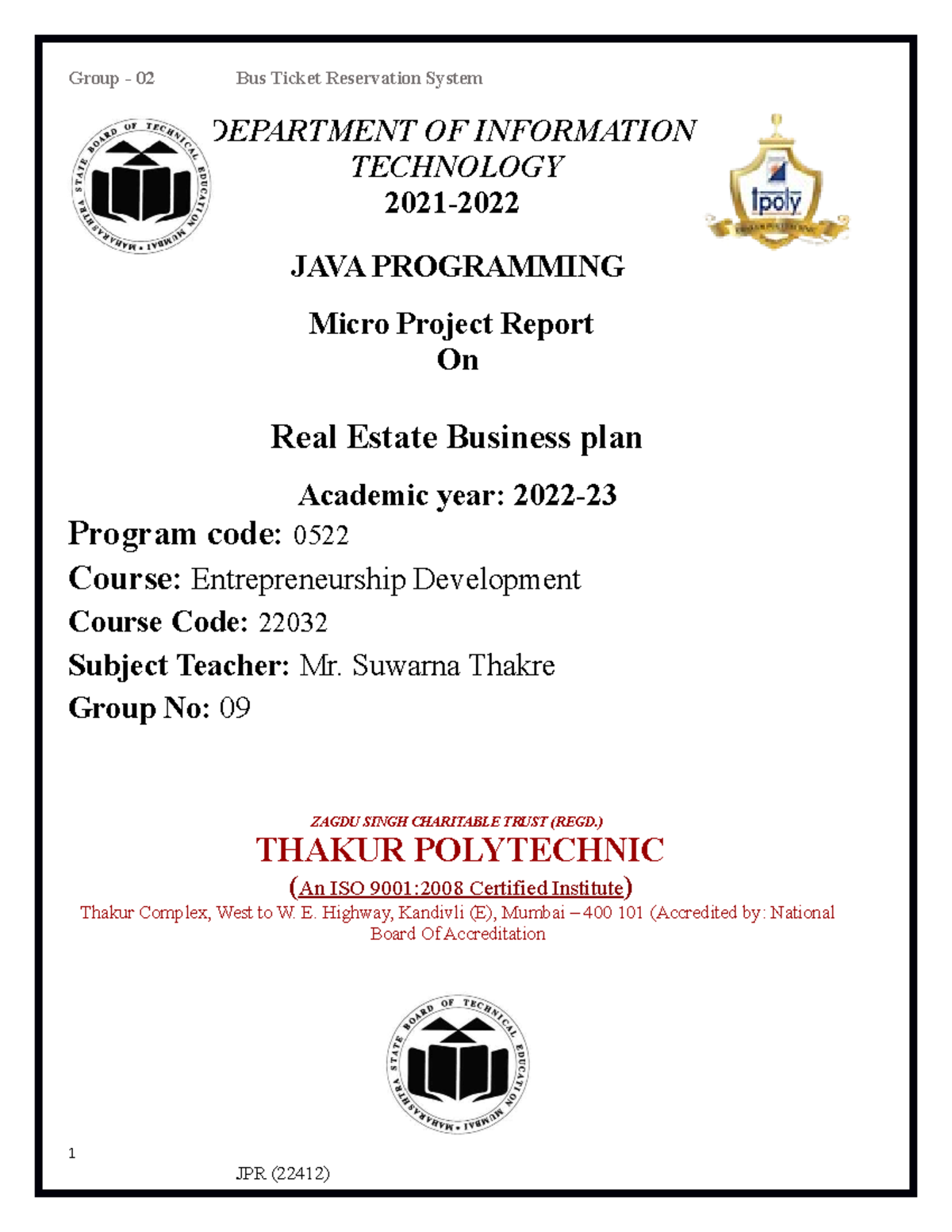 EDE Microproject - ####### DEPARTMENT OF INFORMATION ####### TECHNOLOGY ####### 2021 ...