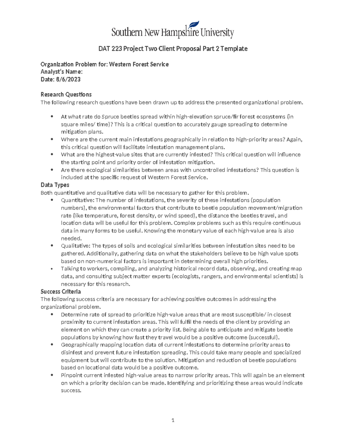 DAT 223 Project Two Microsoft Word - DAT 223 Project Two Client ...