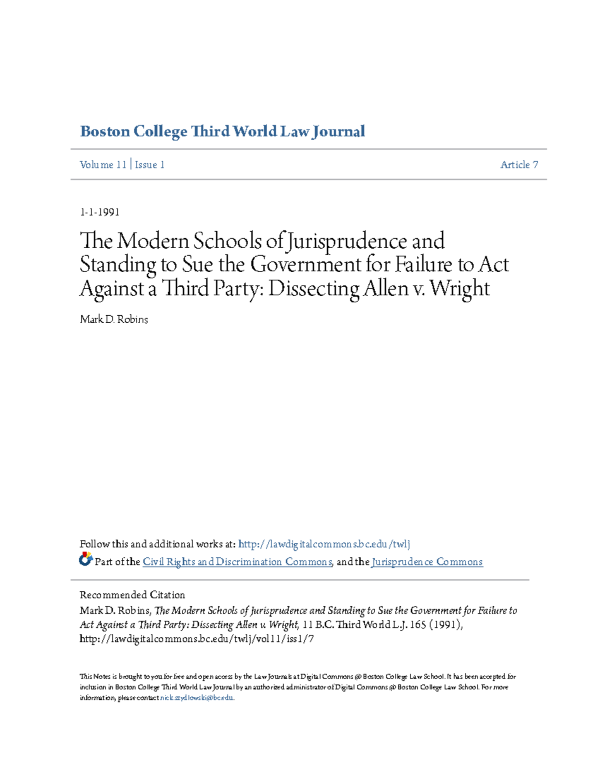 The Modern Schools of Jurisprudence; The Western cultural construct of ...