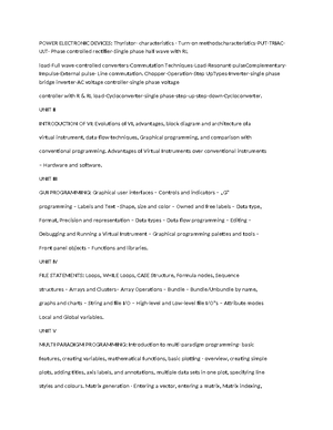 I-PG-java notes - 23PCSC06 - ADVANCED JAVA PROGRAMMING UNIT-1: BASICS ...