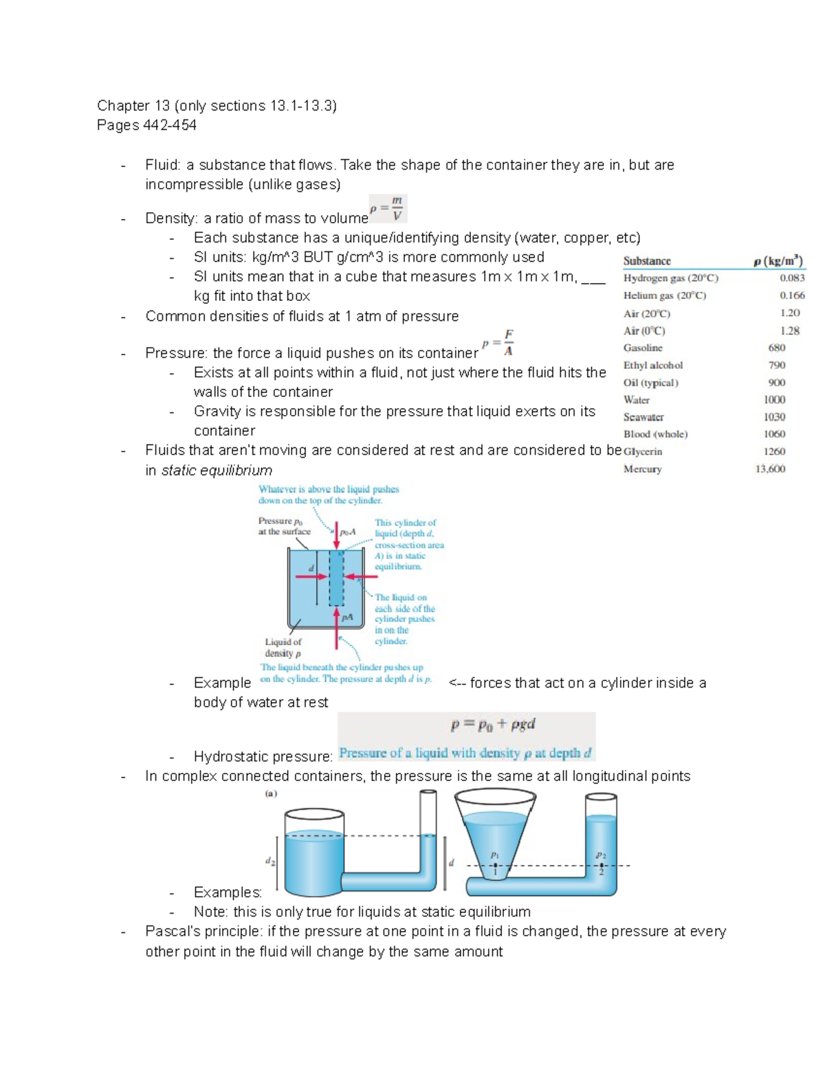 PHYS 1011 Chapter 13 - Chapter 13 (only sections 13.1-13) Pages 442 ...