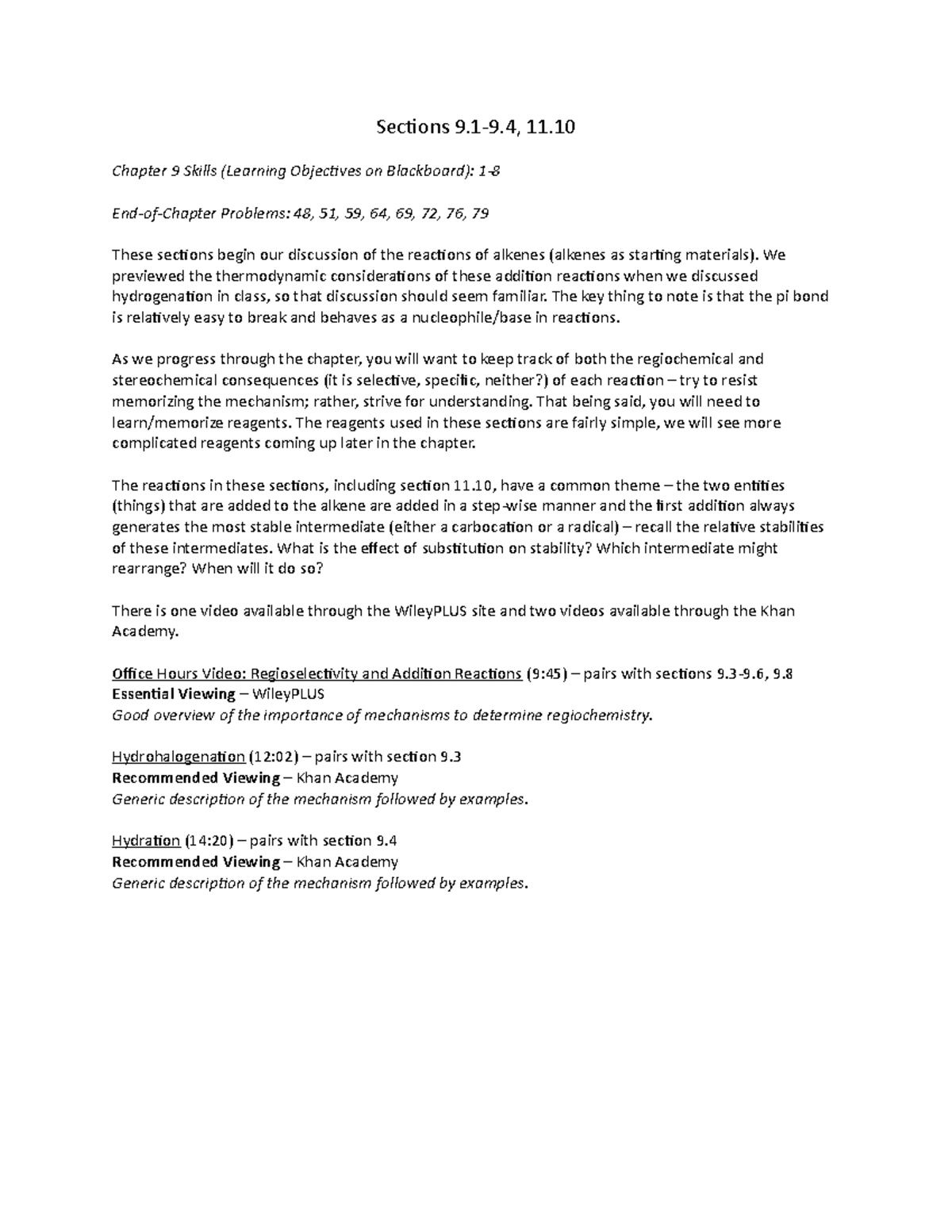 Reading Guide 9-1 9-4 11-10 - Sections 9.1-9, 11. Chapter 9 Skills ...