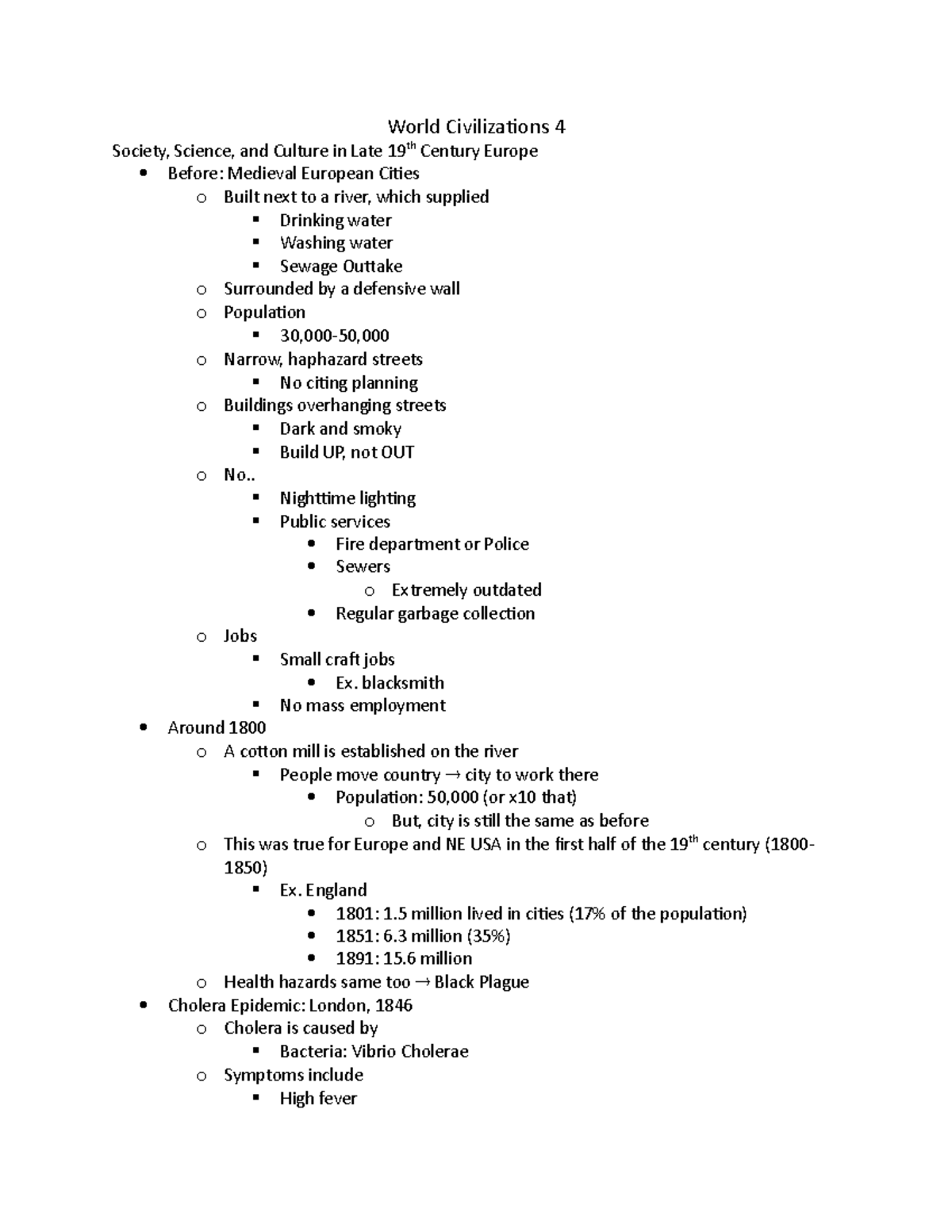 World Civilizations Notes 4 - World Civilizations 4 Society, Science ...