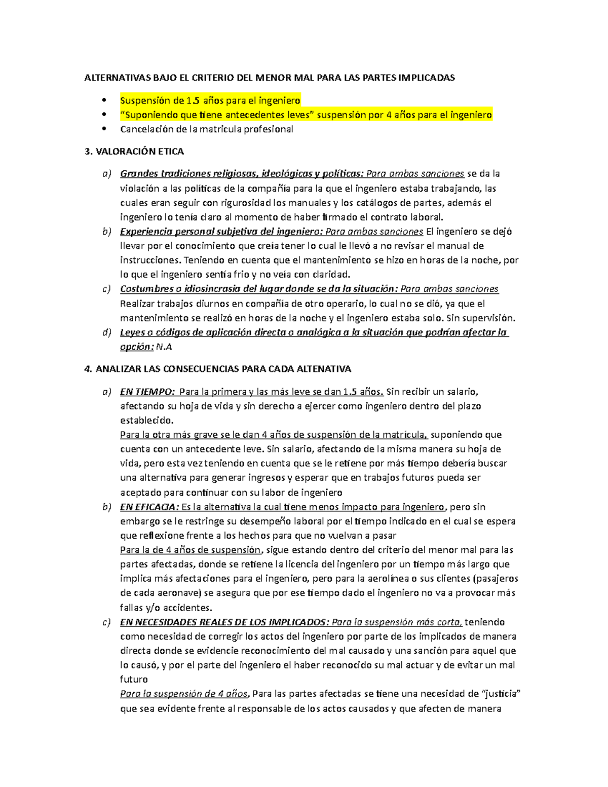 Ley 842, criterios - sotico - ALTERNATIVAS BAJO EL CRITERIO DEL MENOR ...