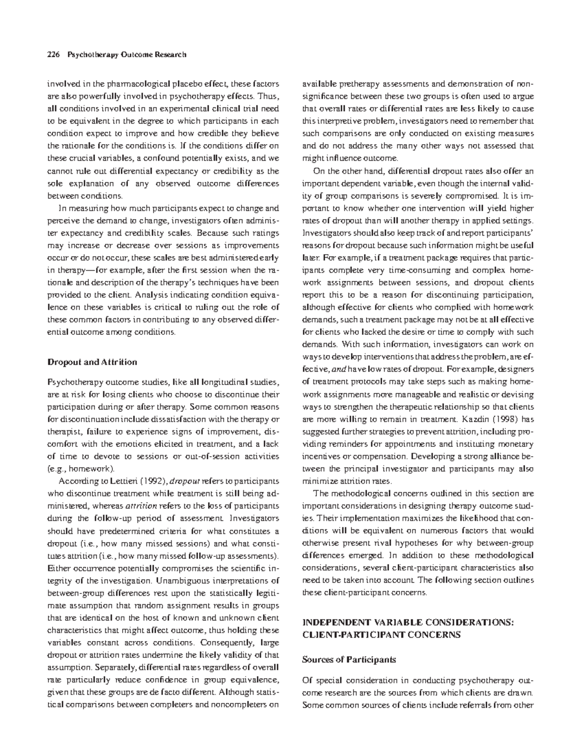 Irving B. Weiner Research methods in psycholog-85 - 226 Psychotherapy ...