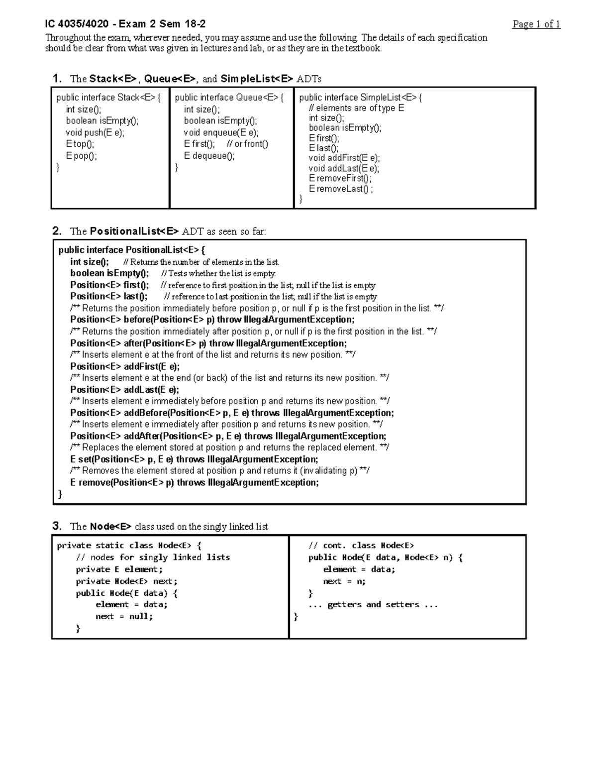 Adendum e2 2019 - Addendum Pages to complete exam 2 - IC 4035/4020 ...
